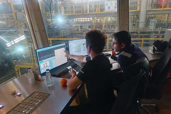 Online automatic steel bar counting and separation system - DBM